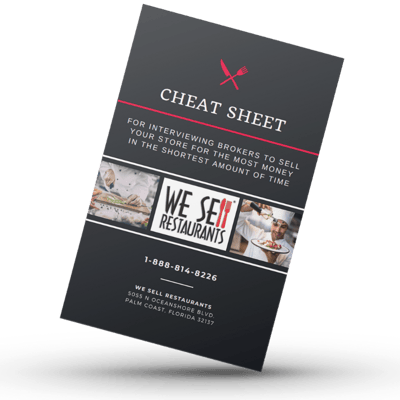Seller Cheat Sheet for Hiring a Restaurant Broker We Sell Restaurants